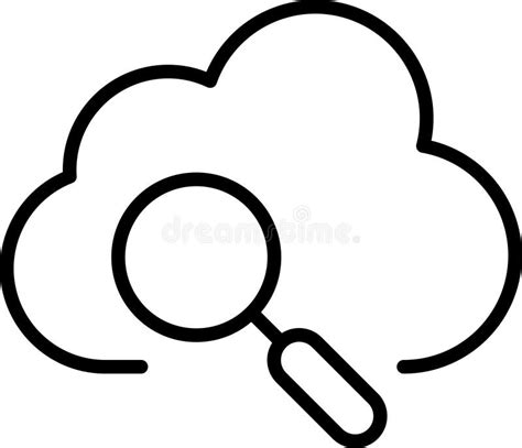 Cloud Technology Icon Cloud Computing Vector Illustration Stock Vector Illustration Of