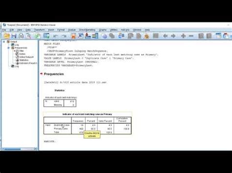 How To Detect Duplicate Cases With SPSS YouTube