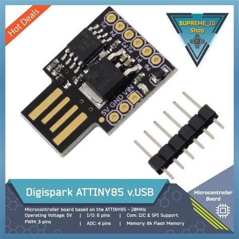 Digispark Attiny85 Usb Dev Breakout Board Shopee Singapore
