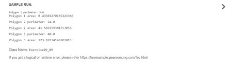 Solved Worth 5 Points 。 Programming Exercise 99 Geometry