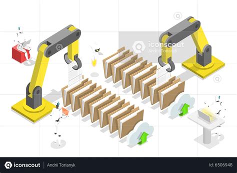Best Premium Data Extraction With Rpa Illustration Download In Png And Vector Format
