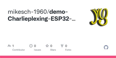 Github Mikesch 1960demo Charlieplexing Esp32 Gpio