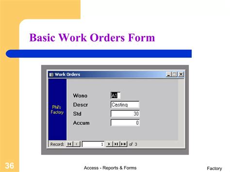Aia1013access Reports And Forms Ppt