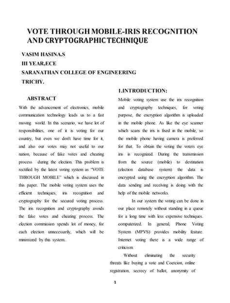 Mobile Iris Voting System1 Docx