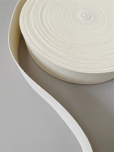 50 Mm Biodegradable Organic Elastic Undyed Circular Factory