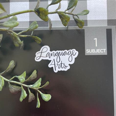 Notebook Subject Labels Sticker Back To Babe Teacher Etsy