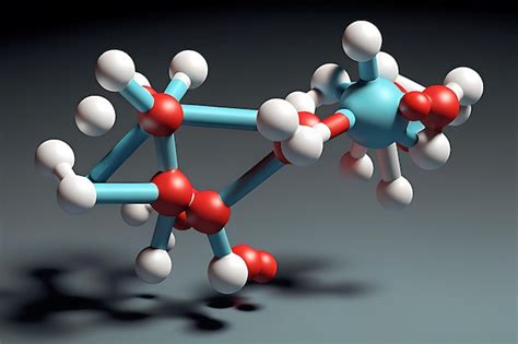 Premium Ai Image Molecular Structure 3d Texture Design