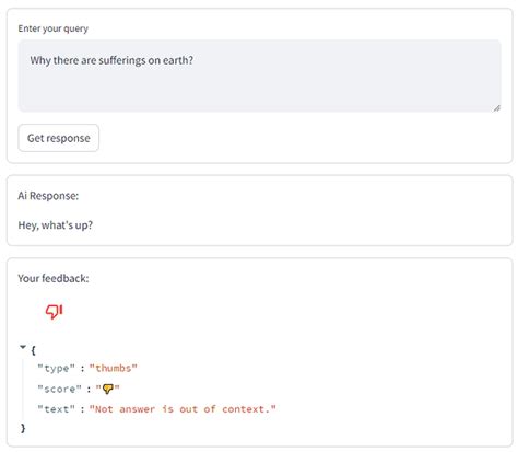 Streamlit Feedback Not Getting Saved In Stform Using Streamlit