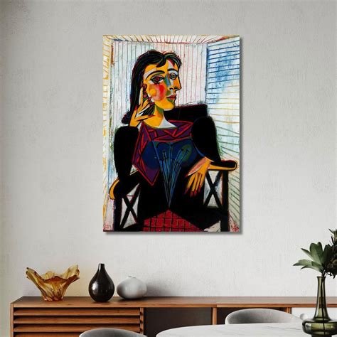 Portrait Of Dora Maar Pablo Picasso Canvas Print