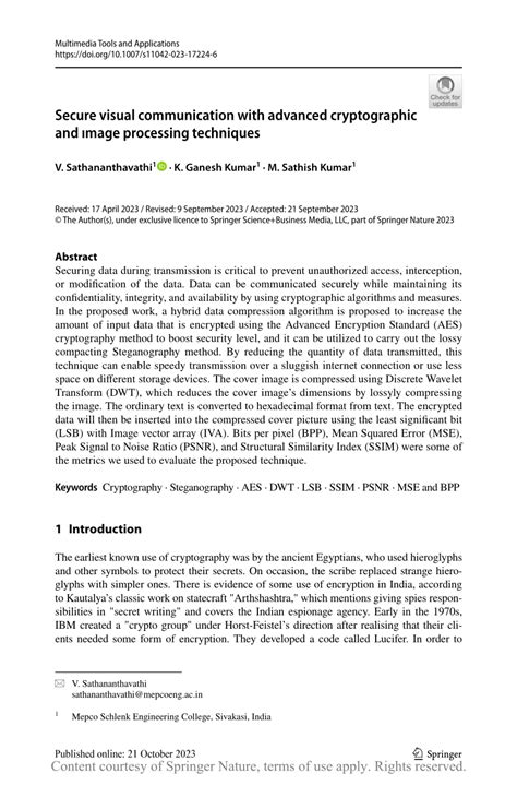 Secure visual communication with advanced cryptographic and ımage processing techniques