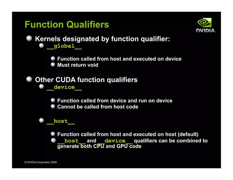 nvidia cuda tutorial june 15 2009 pdf operating systems computer software and applications