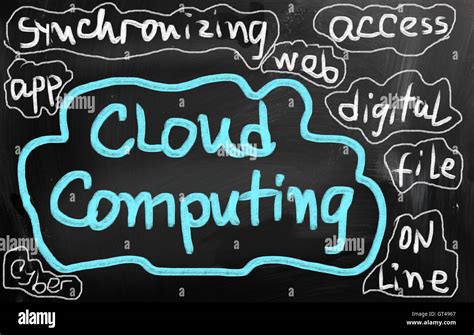 Cloud Computing Concept Stock Photo Alamy
