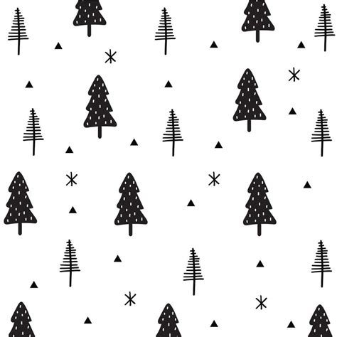 Christmas Tree Pattern 16547083 Vector Art At Vecteezy