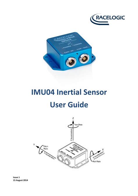 pdf imu04 inertial sensor user guide racelogic€¦ · calibration