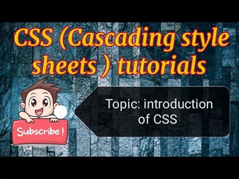 Introduction About CSS Cascading Style Sheets In CSS CSS Tutorials In Telugu YouTube