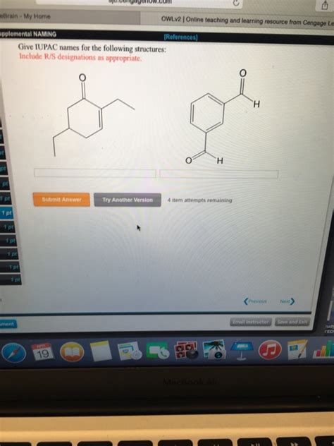 give iupac name for the following structures