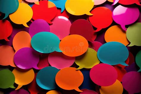Colorful Speech Bubbles Dialog Communication Concept Pattern Wallpaper Colorful Speech Bubbles Dialog Communication Concept Pattern Wallpaper