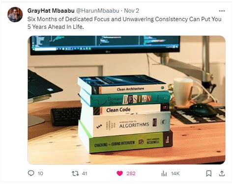 Simon Kamau On Linkedin The Best Thing In Tech Is Focus And Consistency Ones You Become Good