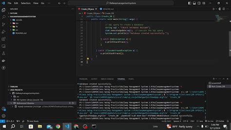 Java Project Mysql Databse Connection Javalang