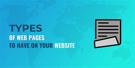 Basic Types Of Web Pages To Have On Your Website