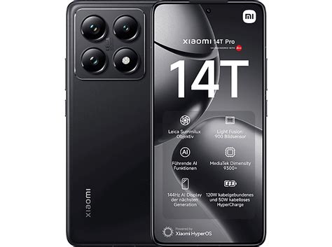 XIAOMI 14T Pro 512 GB Titan Black Dual SIM Bei MediaMarkt