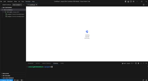 loading of offline relational database projects in vs code backend