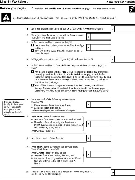 1040 Social Security Worksheet 2024