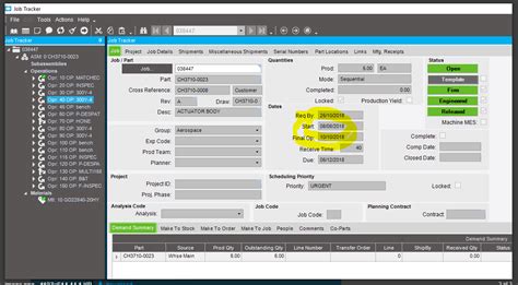 Operation Scheduling Epicor Erp 10 Epicor User Help Forum