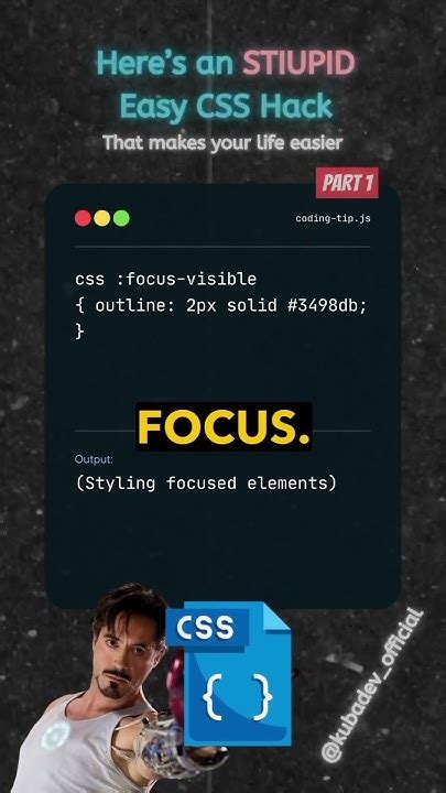 Stupid Easy Css Hack 🤡 Part 1 Youtube