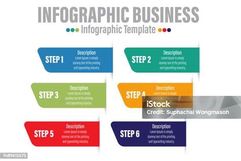6단계 단계 로드맵 옵션 이정표 타임라인 프로세스 또는 워크플로가 포함된 6개의 옵션 종이 메모 모양 요소 비즈니스 데이터