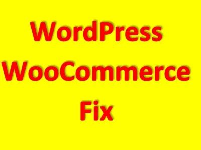 Any Woocommerce Error Fixed Upwork