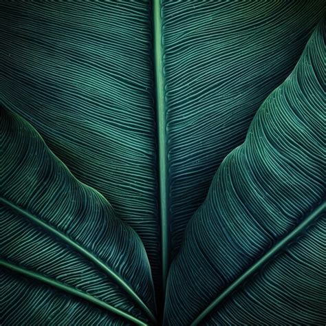 Premium Photo Patterns On A Leafs Surface