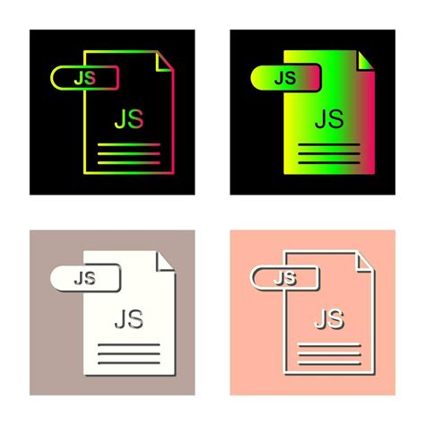 JS Vector Icon Vector Art At Vecteezy