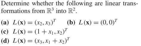 Solved Determine Whether The Following Are Linear Chegg