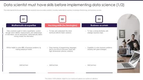 Data Scientist Skills Powerpoint Templates Slides And Graphics