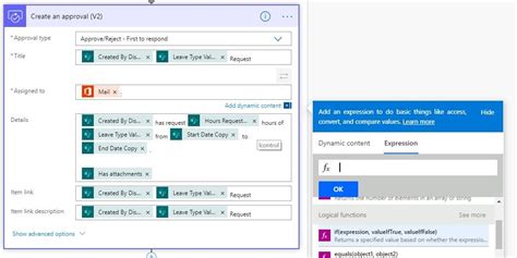 If Statement Expression In Email Flow Rpowerapps