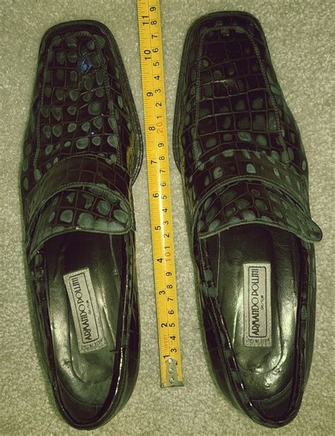 Armando Pollini Crocodilealligator Designer Shoes Wo Gem