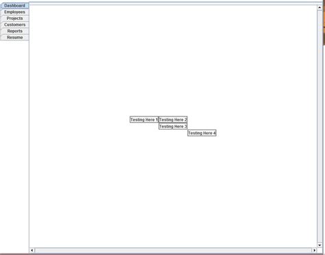 java how to make a jpanel use the scrollbars to fit in large j