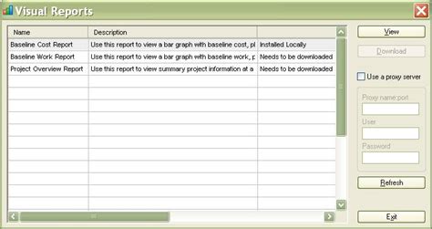 Visual Report The Viewer For Microsoft Project