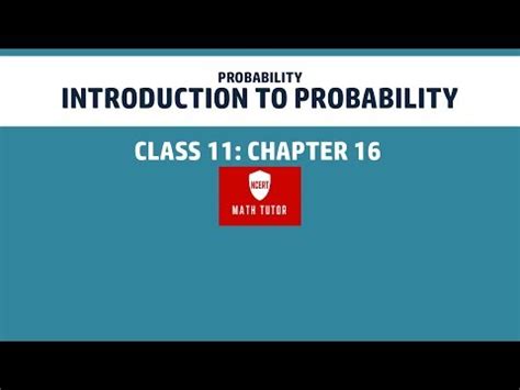 Introduction To Probability Video Lecture Crash Course For Humanities English Humanities Arts