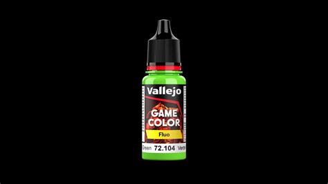 Vallejo Game Color 18ml - Fluorescent Green Paints