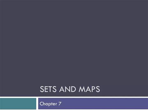 Ppt Sets And Maps Powerpoint Presentation Free Download Id6210797