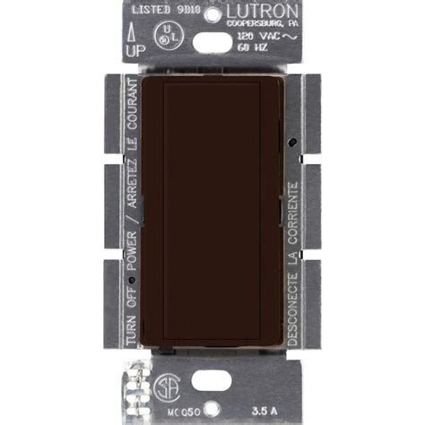 Lutron Maestro 8 Amp Multi Location Tap Light Switch Brown Ma As Br At