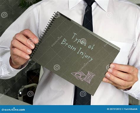 Conceptual Photo About Types Of Brain Injury With Handwritten Phrase Stock Photo Image Of