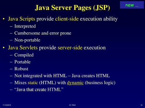 Introduction To Java Server Pages Ppt Download
