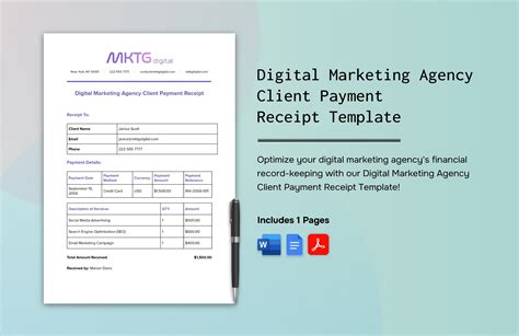 Editable Payment Receipt Templates In Word To Download