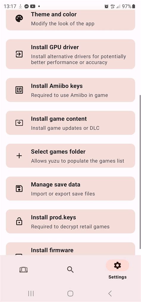 How Do I Update Games On Yuzu Android The Option Is There But It Doesn T Seem To Work R