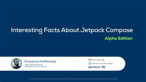 interesting facts about jetpack compose alpha edition speaker deck