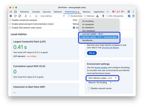 Throttling Chrome DevTools Chrome For Developers