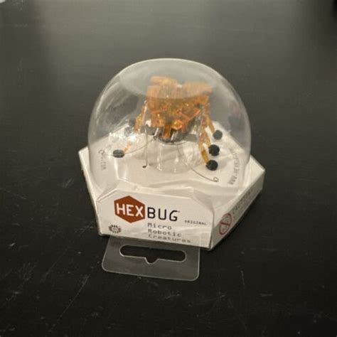 Hexbug Robot Orange Hex Bug Micro Robotic Creature New In Package Ebay